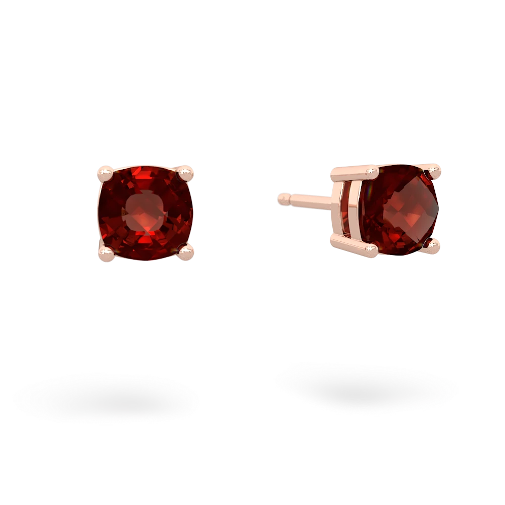 Cushion cut garnet earrings store